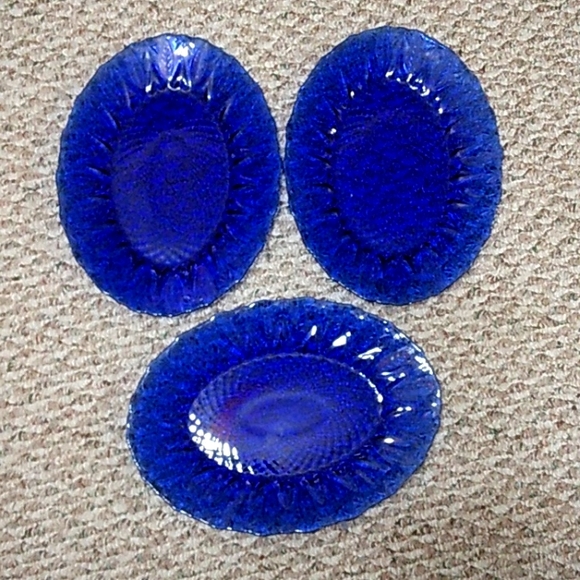 Avon | Dining | Avon Royal Blue Serving Platters | Poshmark